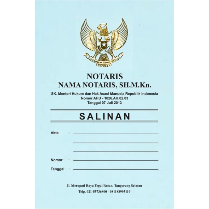 Jual COVER AKTA NOTARIS GARUDA POLY EMAS /COVER AKTA SALINAN PPAT / MAP ... Jual COVER AKTA NOTARIS GARUDA POLY EMAS /COVER AKTA SALINAN PPAT / MAP ...