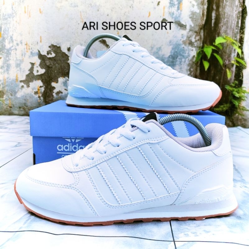 Jual ( Ready 36-46 ) Sepatu Putih Polos/Sepatu Termurah/Sepatu Olahraga ...