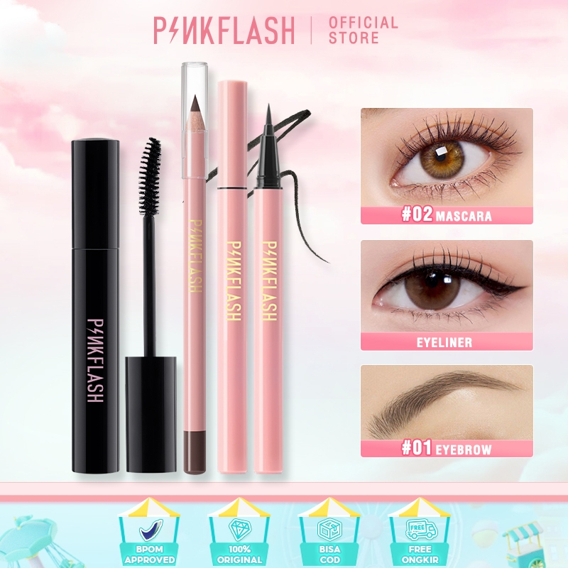 Jual [Pre-Order]PINKFLASH Eyes Makeup Set Eyeliner Eyebrow pencil ...