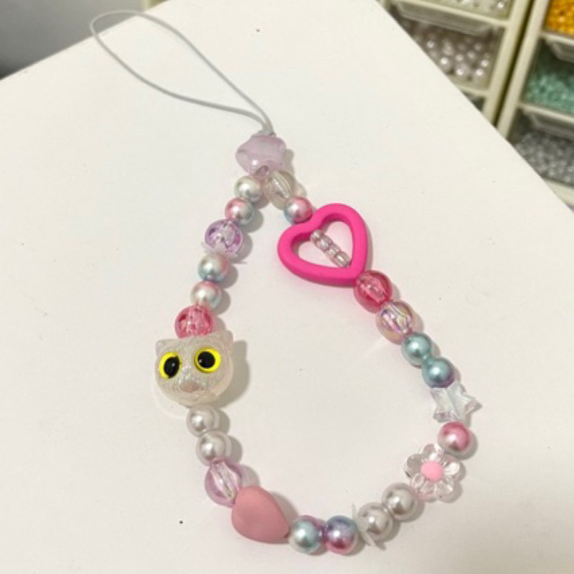 Jual PHONE STRAP MANIK MANIK CAT KUCING LUCU - READY STOCK GANTUNGAN HP ...