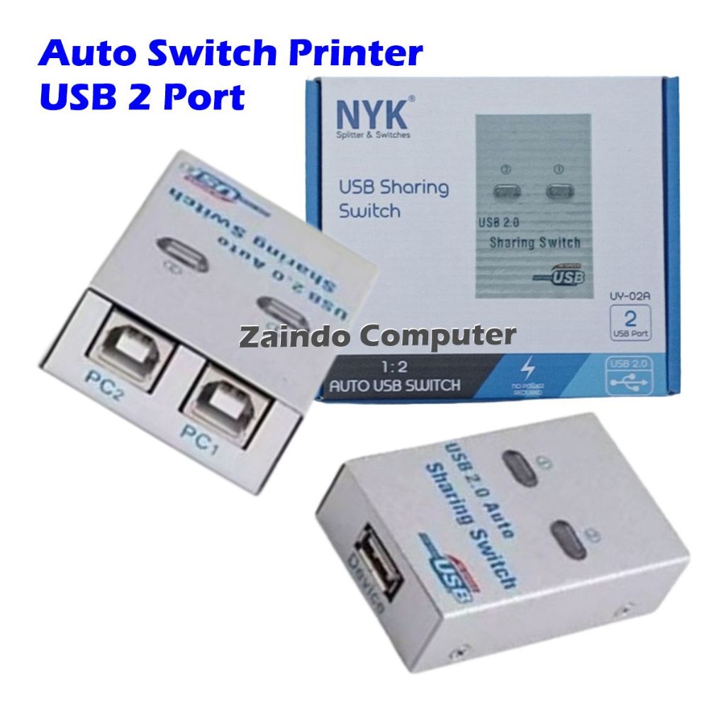 Jual AUTO SWITCH PRINTER 4 PORT NYK / USB SHARING SWITCH PRINTER 4 PORT AUTO SWITCH PRINTER 2 ...
