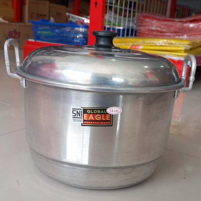 Jual Panci Langseng Kukus / Dandang / Steamer 24cm Global Eagle BATAM ...
