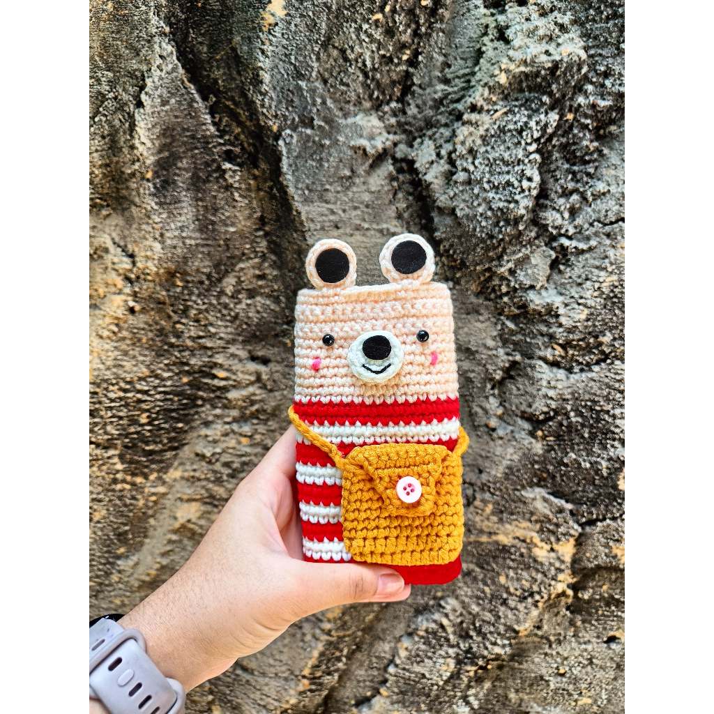 Jual Phone Pouch Bag Crochet / Tempat Tas HP Rajut / Power Bank ...