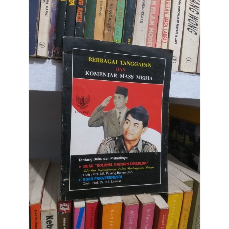 Jual BERBAGAI TANGGAPAN DAN KOMENTAR MASS MEDIA tentang Buku dan ...