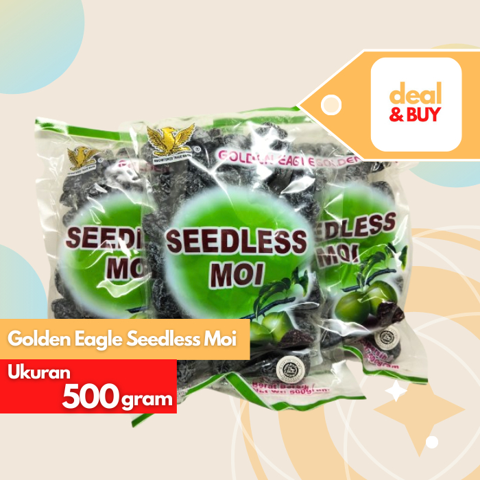 Jual Golden Eagle Seedless Moi/ Plum Hitam Kering/ Kiamboy - Kiamboi ...