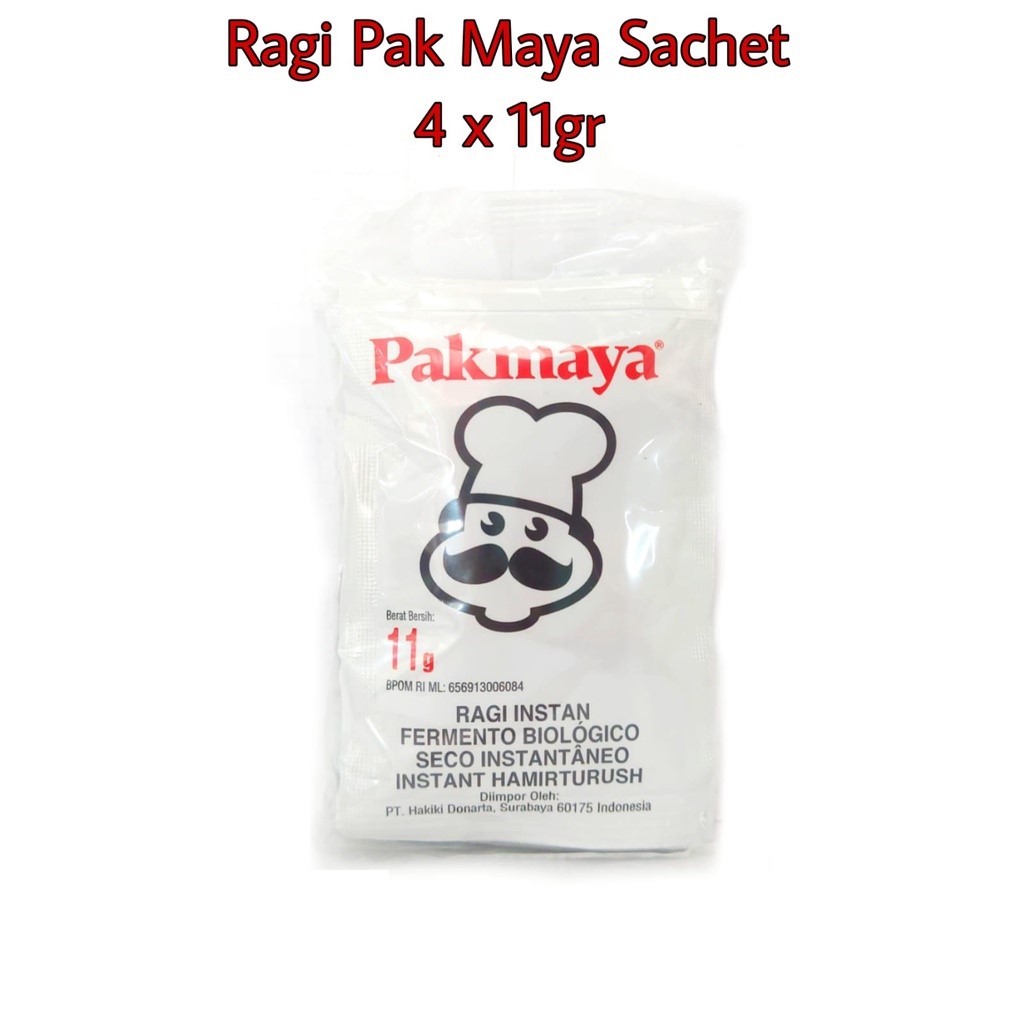 Jual Pakmaya Ragi Instan Kemasan Sachet / Pengembang Kue 11 gr | Shopee ...