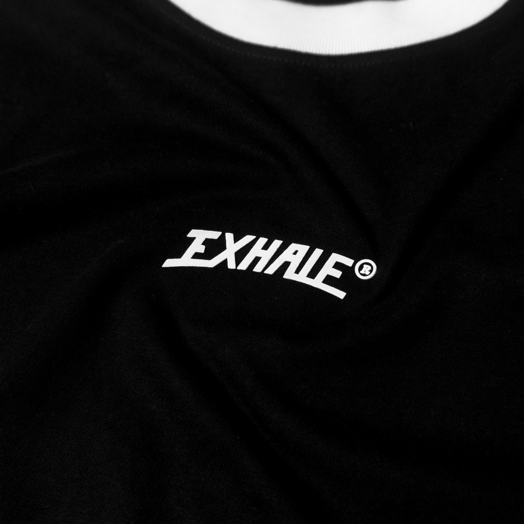 Jual Exhale Apparel Tshirt Kaos Oversize Stripes Rebel Black | Shopee ...