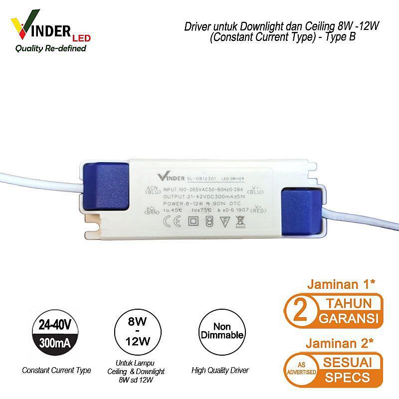 Jual Driver Ballast untuk Led Downlight 8W sd 12W / 8 watt sampai 12 ...
