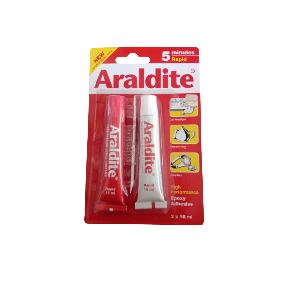 Jual Lem Araldite Merah/Lem Besi Epoxy Rapid5 Minutes Hardener Adhesive ...