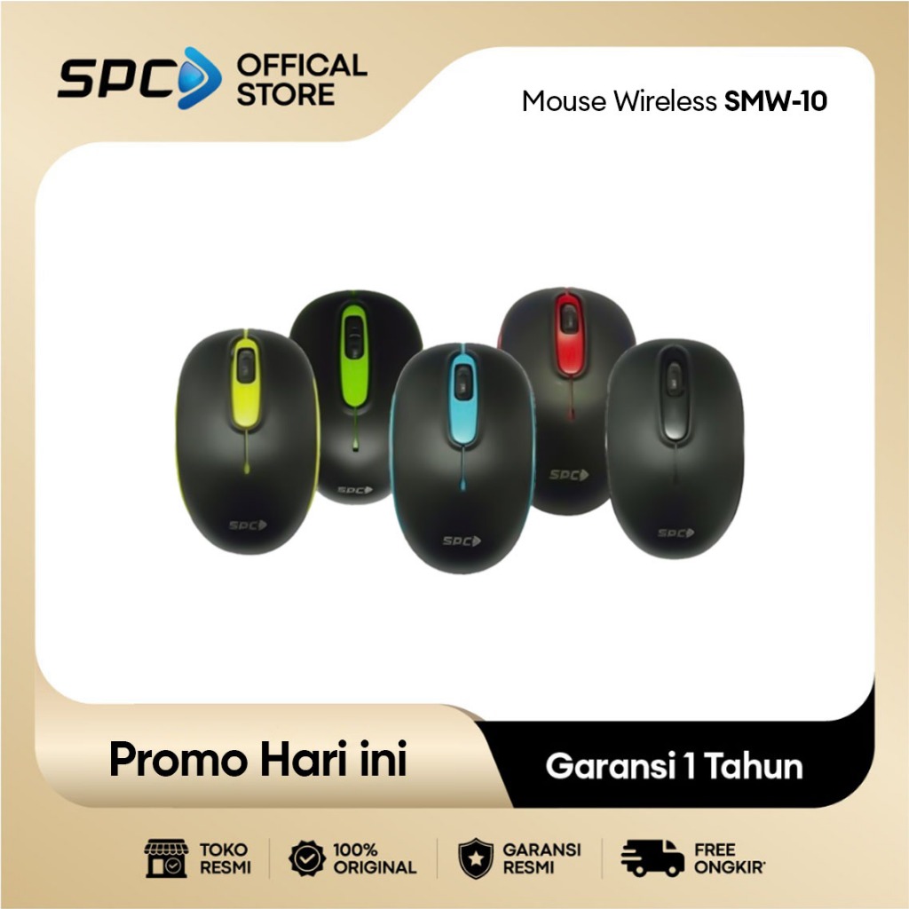 Jual 𝗦𝗣𝗖 𝗪𝗜𝗥𝗘𝗟𝗘𝗦𝗦 𝗠𝗢𝗨𝗦𝗘 𝗦𝗠𝗪-𝟭𝟬 | Shopee Indonesia