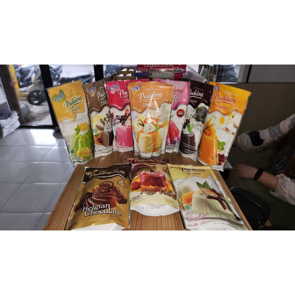 Jual NUTRIJELL PUDDING SUSU SANTAN LAPIS VARIAN RASA - BUBUK JELLY ...