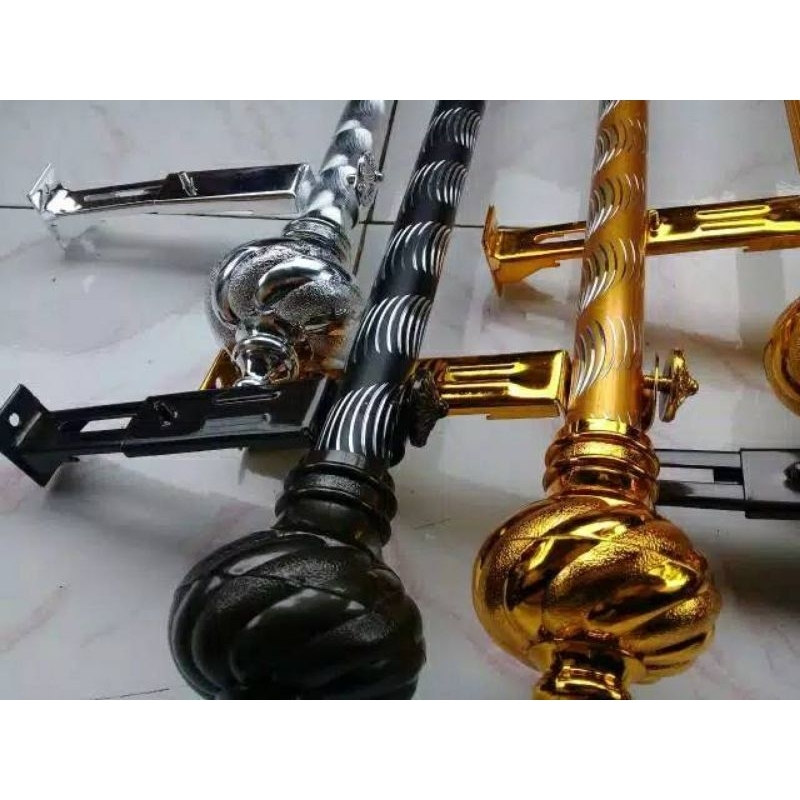 Jual BATANG GORDEN/TIANG BESI BULAT TUTUP MAHKOTA MURAH | Shopee Indonesia
