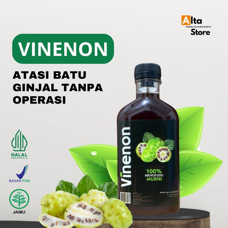 Jual VINENON Cuka Mengkudu 100% Original 3X Lebih Ampuh Atasi Batu ...