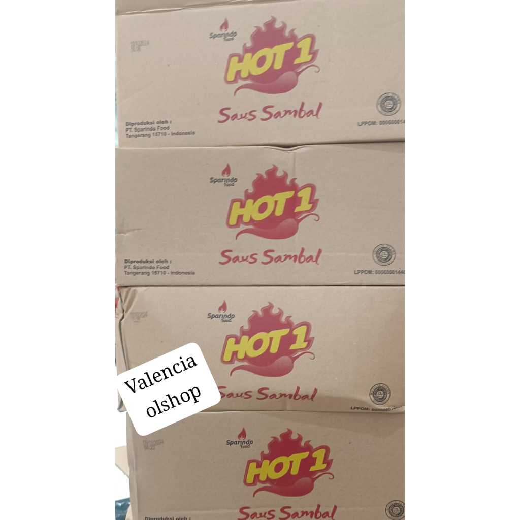 Jual Saos sambel HOT 1 perdus isi 20 pack @24sachet 9gram | Shopee Indonesia