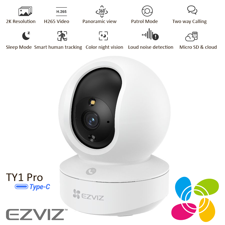 Jual Ezviz TY1 Pro smart home camera | Shopee Indonesia