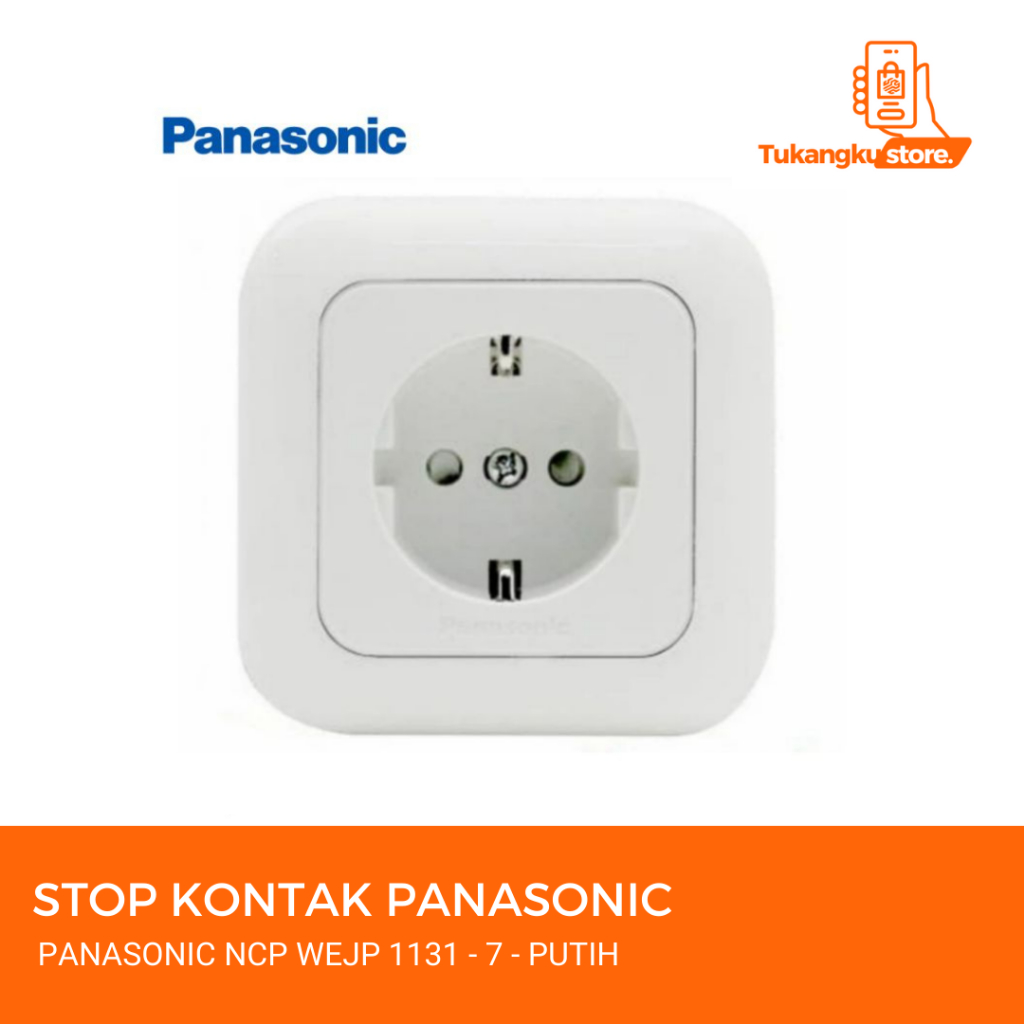 Jual STOP KONTAK PANASONIC NCP WEJP 1131-7 | PUTIH | Shopee Indonesia