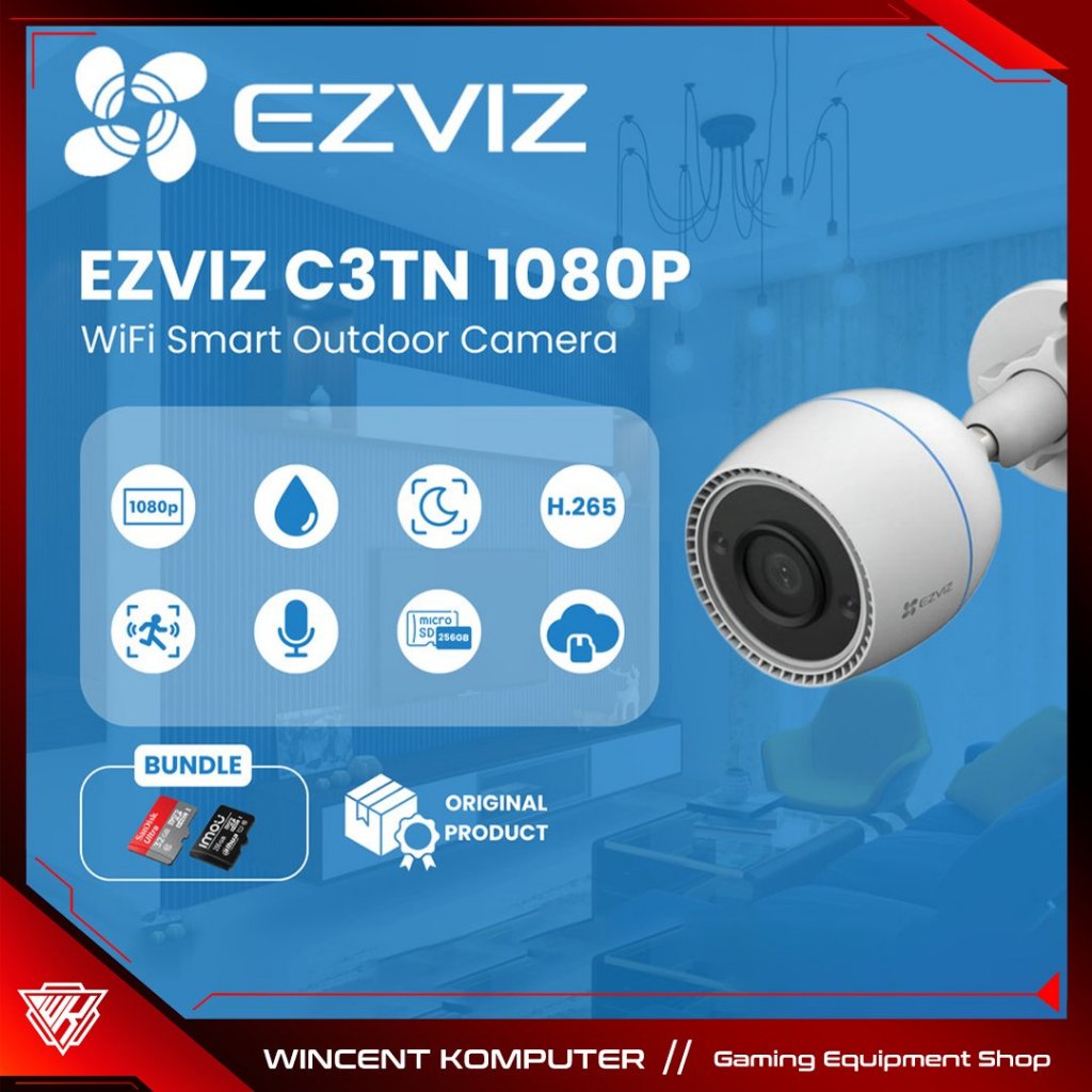 Jual Ezviz C3TN 2MP 1080p Wifi Smart Ip Cam Home Outdoor Camera ...
