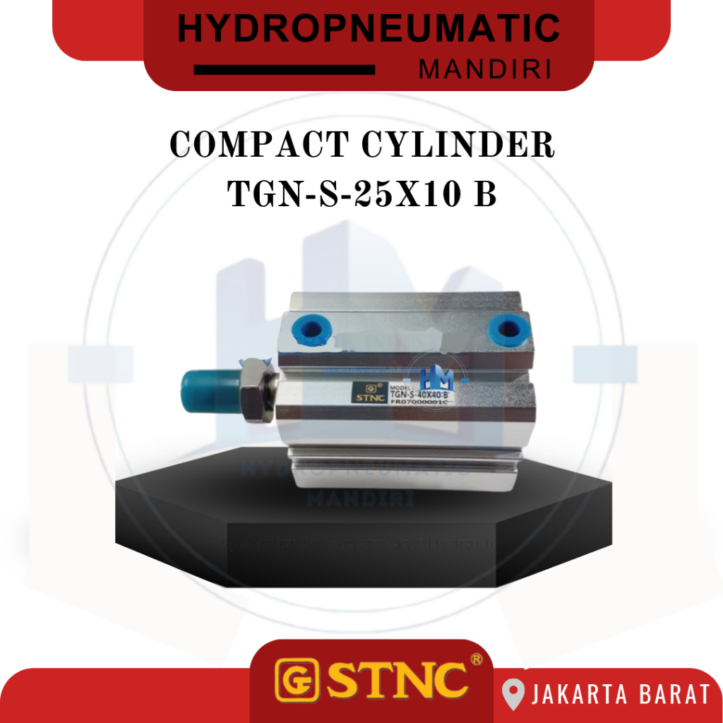 Jual STNC COMPACT CYLINDER MODEL SDA TGN-S-25X10 B (DRAT LUAR) | Shopee ...