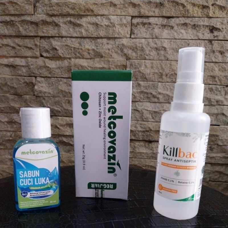 Jual Metcovazin Paket Perawatan Luka Sedang | Shopee Indonesia