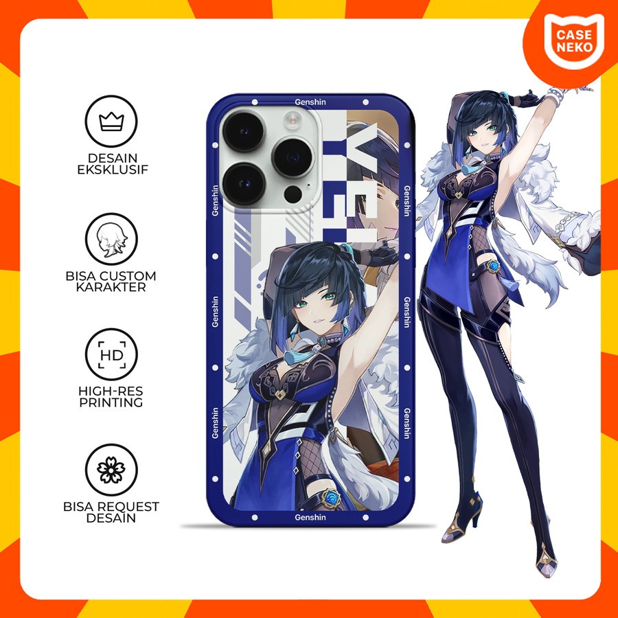 Jual Case HP Yelan Genshin Impact Liyue Casing All Type HP v2 | Shopee ...