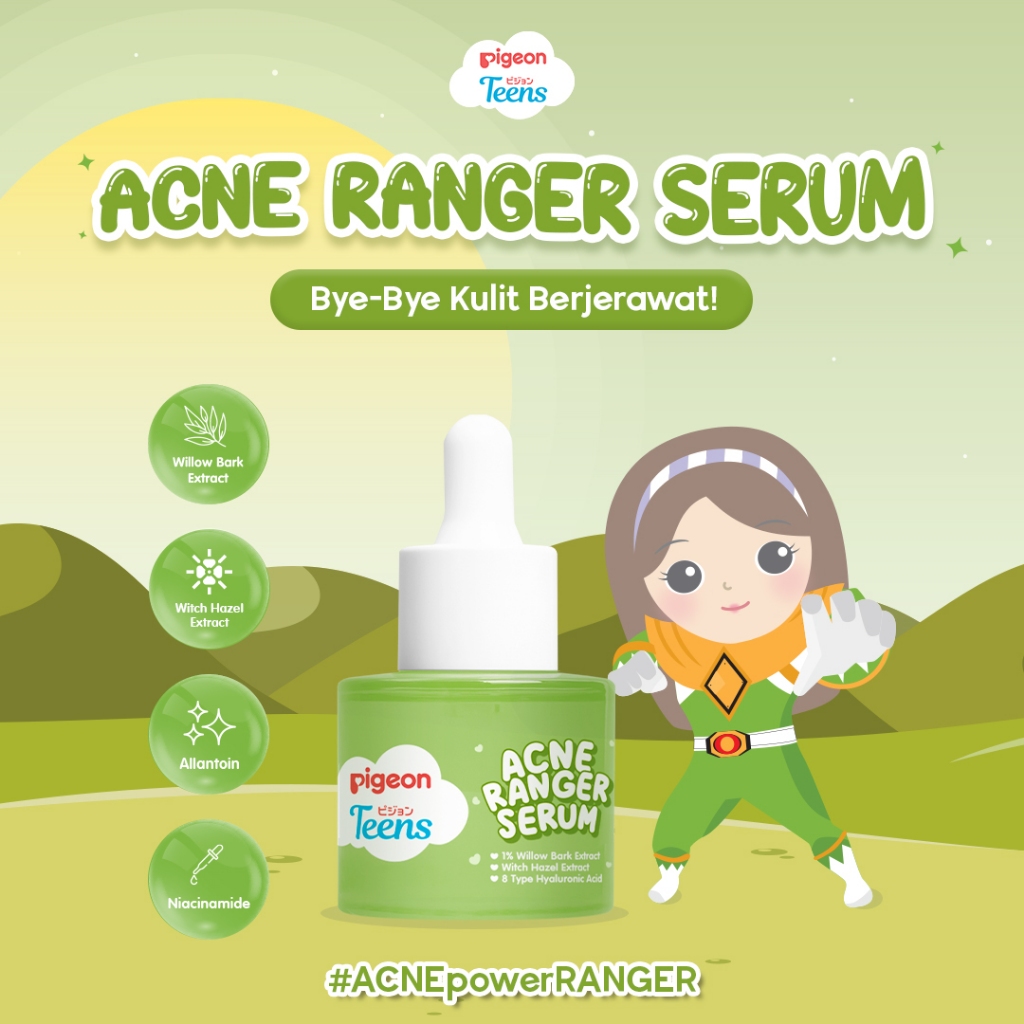 Jual PIGEON TEENS ACNE RANGER SERUM| Serum Remaja untuk Kulit ...