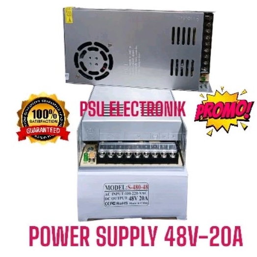 Jual power Supply 48v 20a PSU 48 Volt 20 ampere | Shopee Indonesia