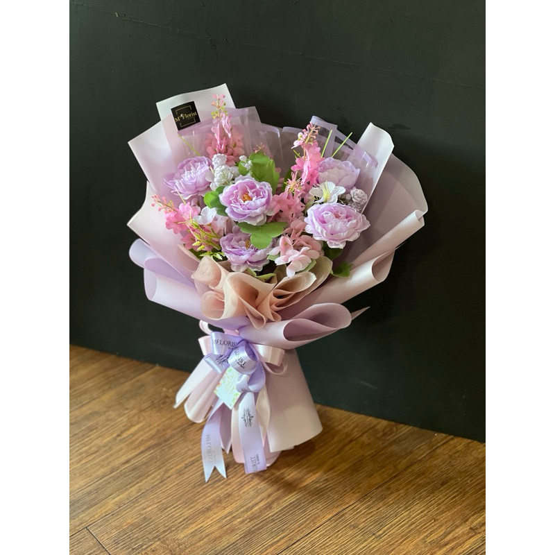 Jual Artificial flower bouquet (buket bunga palsu) | Shopee Indonesia