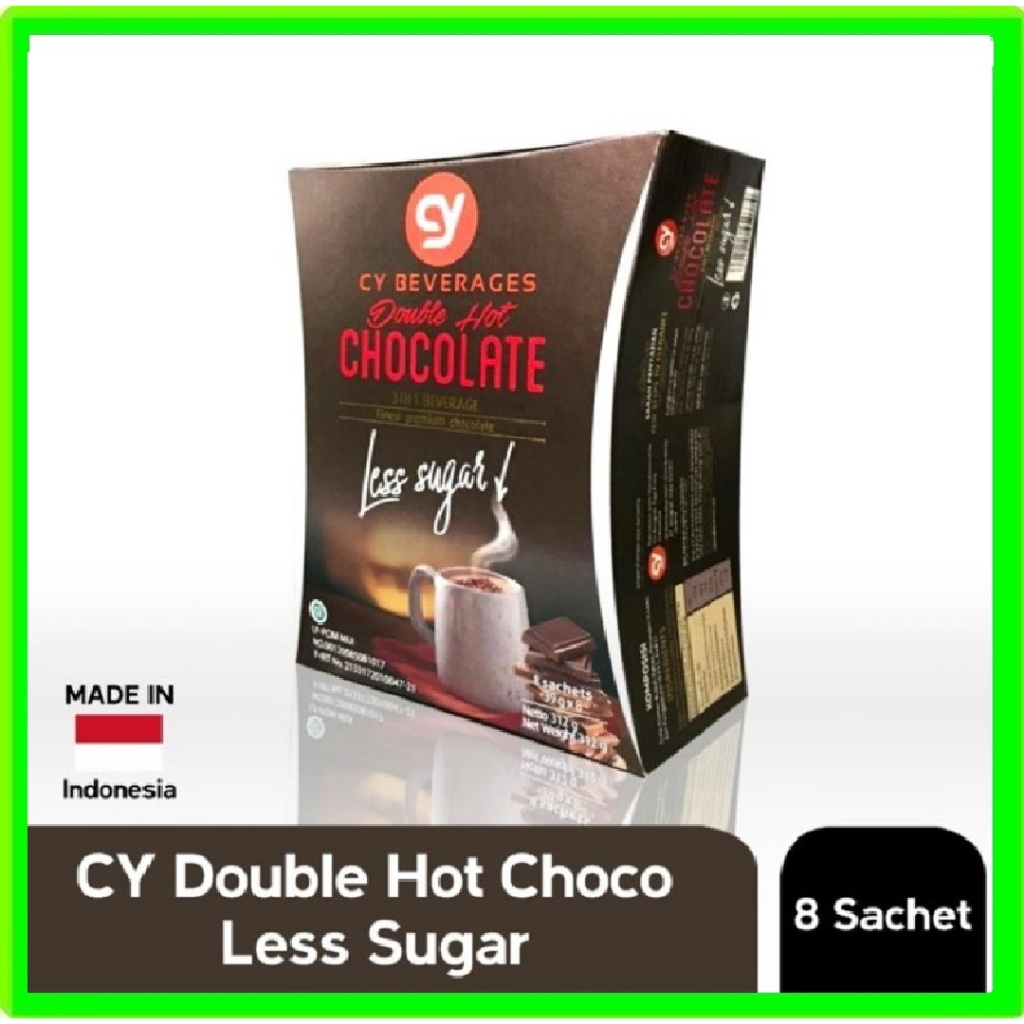 Jual CY CHOCO LESS SUGAR 3in1 BOX 8s 312G | Shopee Indonesia