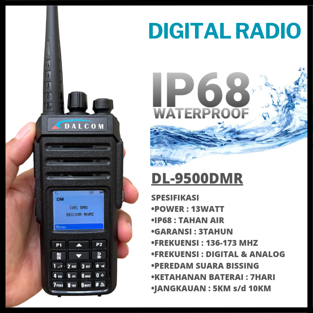 Jual HT DIGITAL DALCOM DL-9500 DMR | Shopee Indonesia