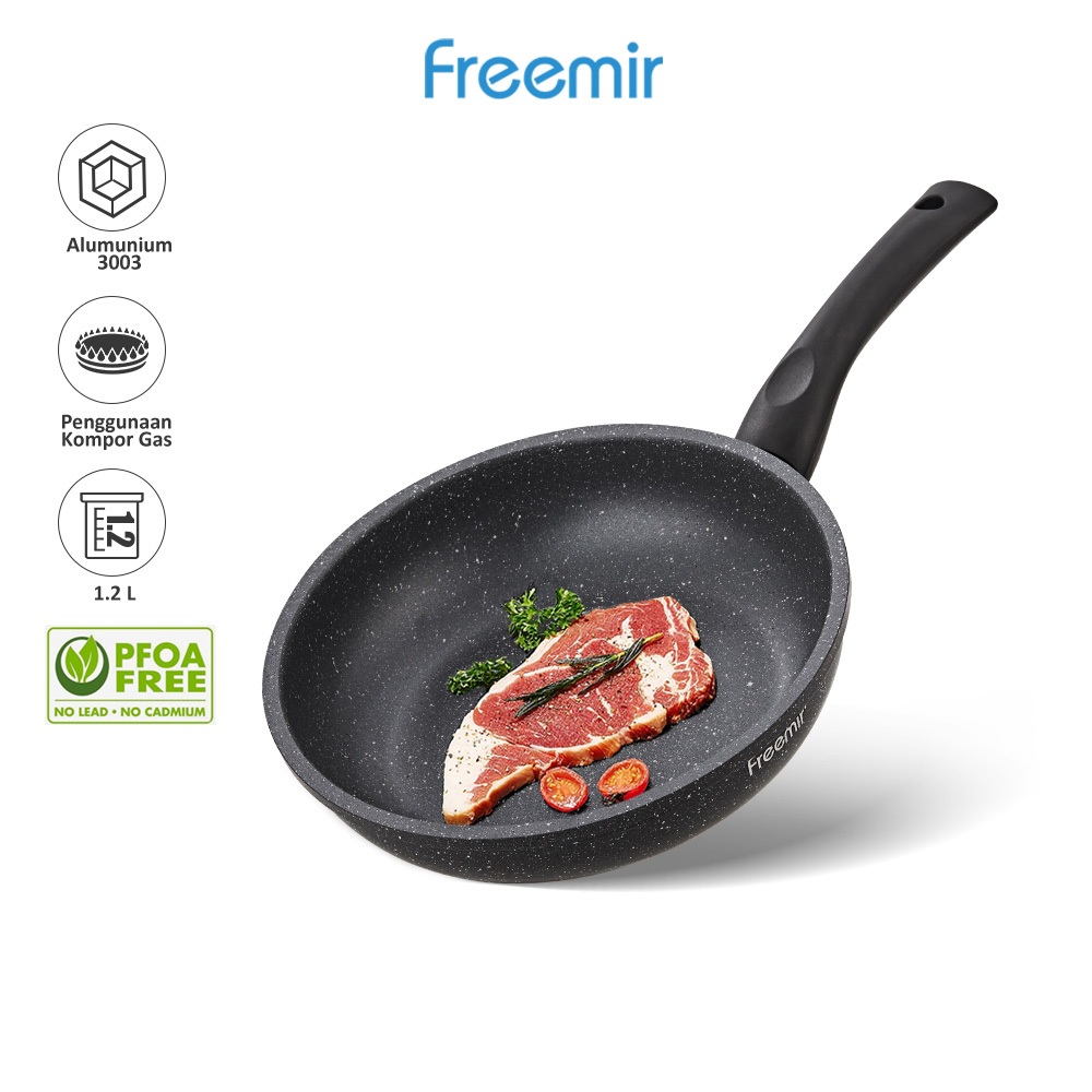 Jual Freemir Wajan Teflon Anti Lengket 20 cm Wook Pan Fry Pan ...
