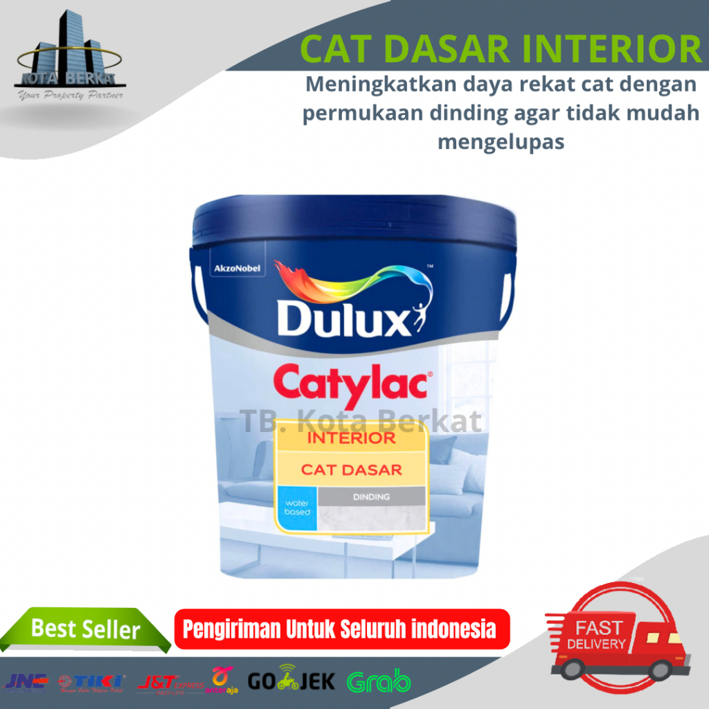Jual DULUX CATYLAC CAT DASAR INTERIOR/ CAT DASAR DALAM 4KG | Shopee ...