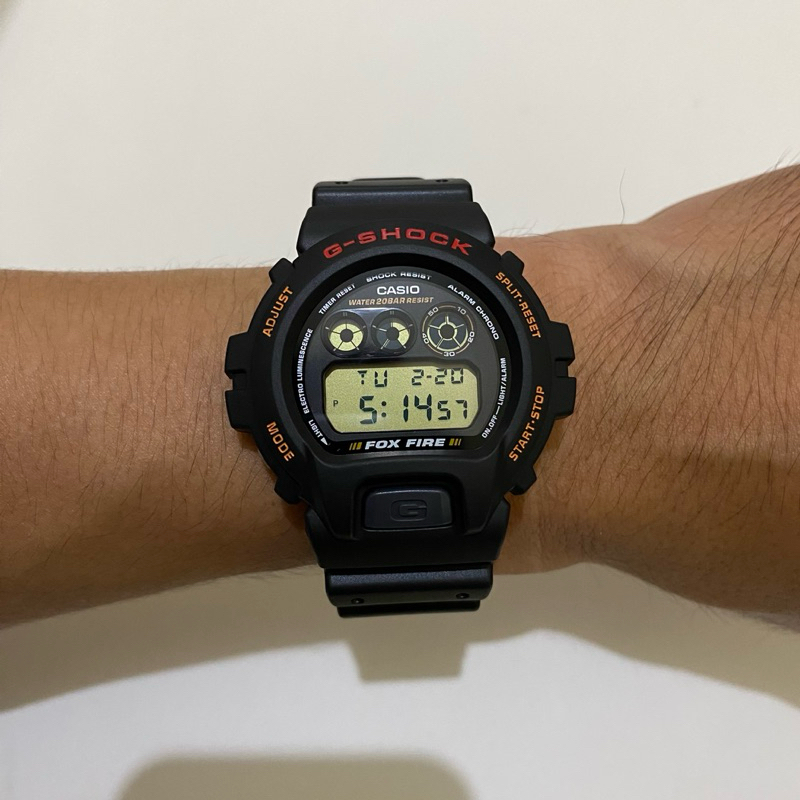 Jual Casio G-Shock DW-6900B-1 Fox Fire / Gshock DW6900B Original JDM ...