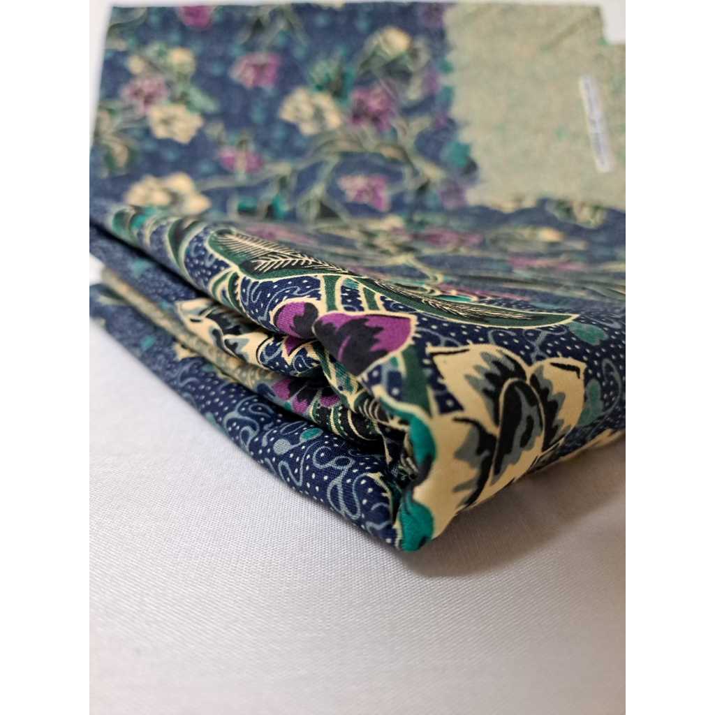 Jual Kain Batik Katun Bunga Kembangan Lebar 150Cm (KAIN POTONGAN ...