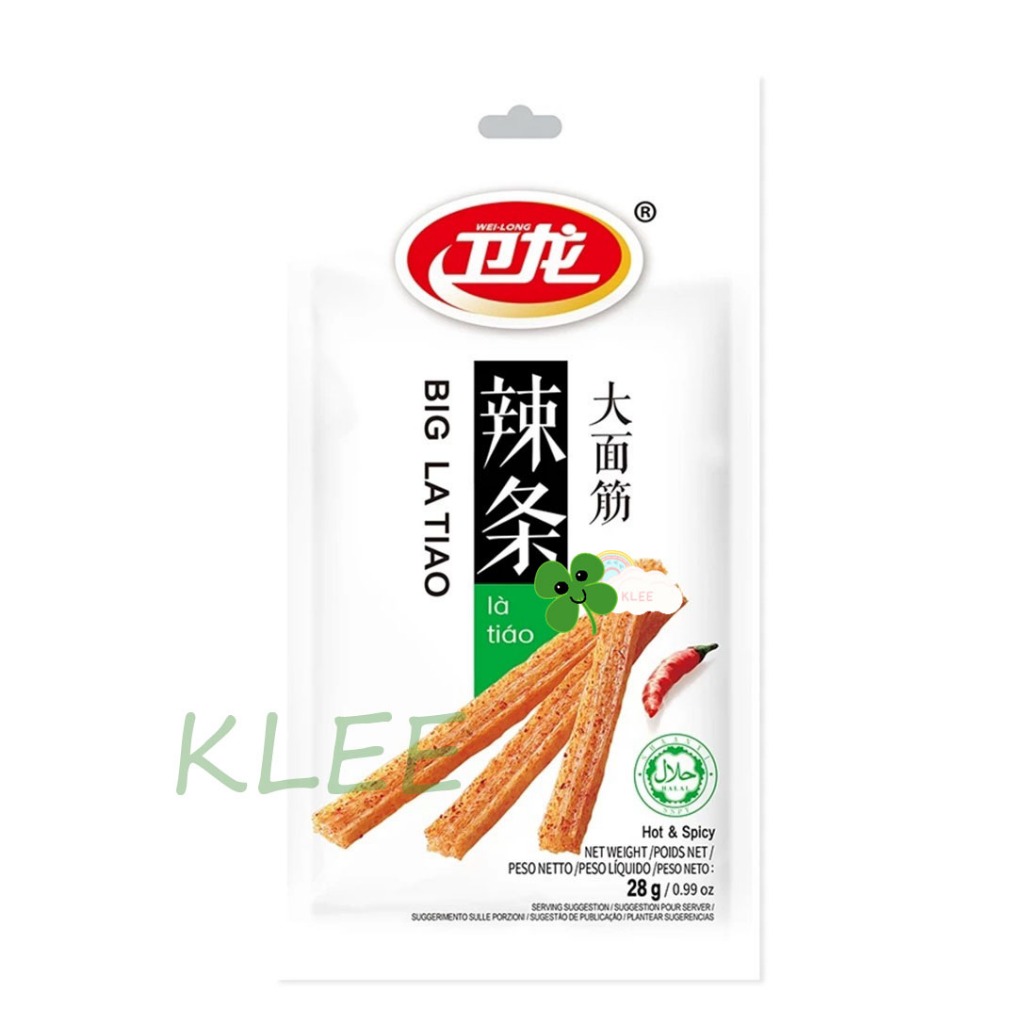 Jual WeiLong Latiao Spicy Gluten China 28g Big La tiao Da mian jin - Snack Cina Cemilan Viral 卫龙 ...