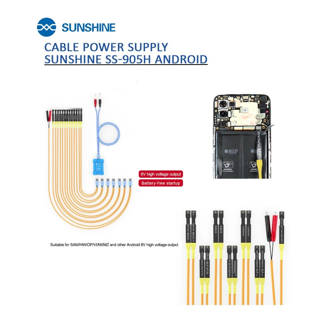 Jual KABEL POWER SUPPLY SUNSHINE SS-905H ANDROID | Shopee Indonesia