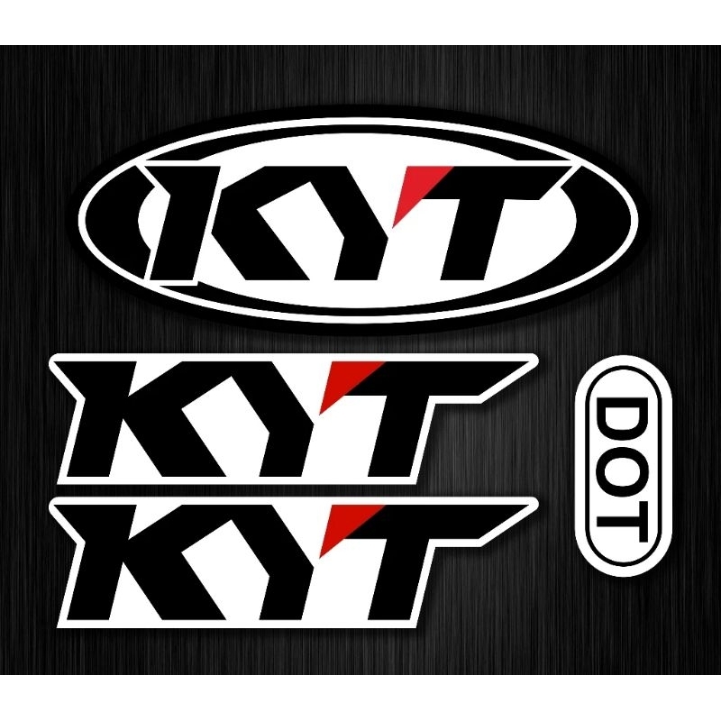 Jual stiker logo helm KYT set model print cut | Shopee Indonesia