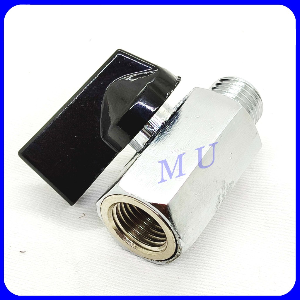 Jual Mini Ball Valve, Stop Kran Kupu Kupu Male Female Drat Luar Dalam 1/4" | Shopee Indonesia