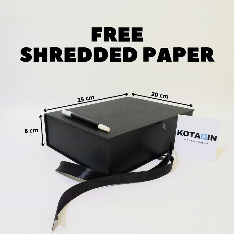 Jual [25 x 20 x 8] HARD BOX CUSTOM BOX BUKU PITA / GIFT BOX / KOTAK ...