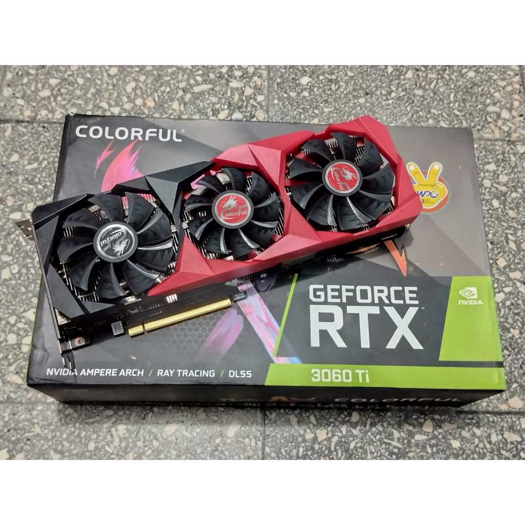 Jual VGA Colorful GeForce RTX 3060 Ti Battle Ax Triple Fan LHR 8GB DDR6 ...