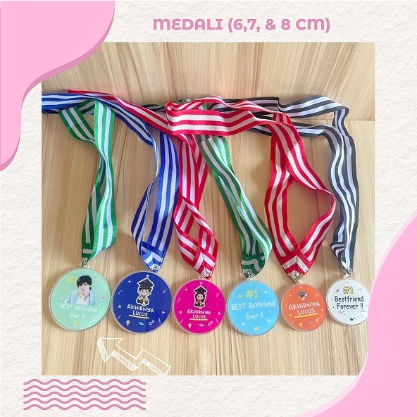 Jual Custom Mendali Acrylic | Shopee Indonesia