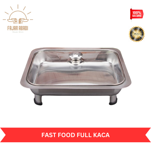 Jual Fast Food Segi Full Kaca/Wadah Saji Prasmanan | Shopee Indonesia