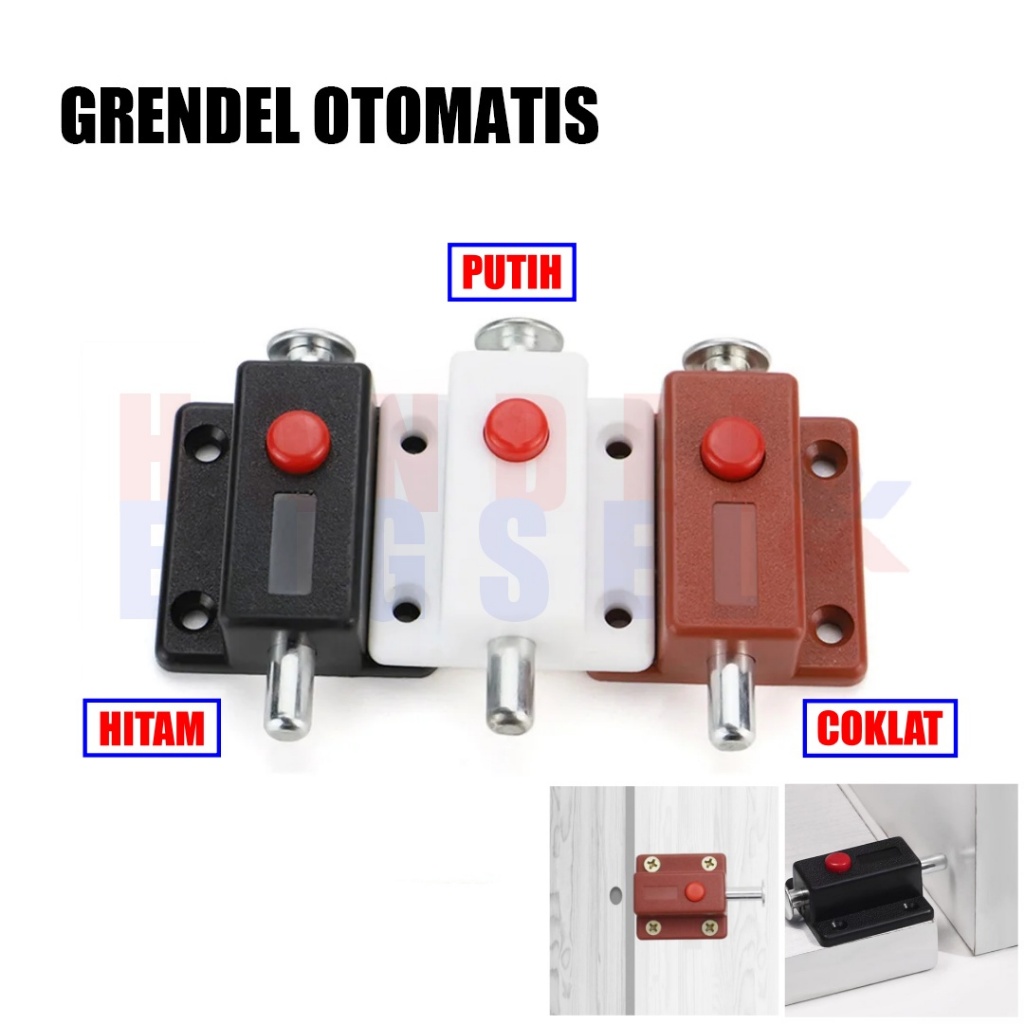 Jual Grendel Tekan Grendel Otomatis Slot Pintu Push Lock Slot Pintu ...