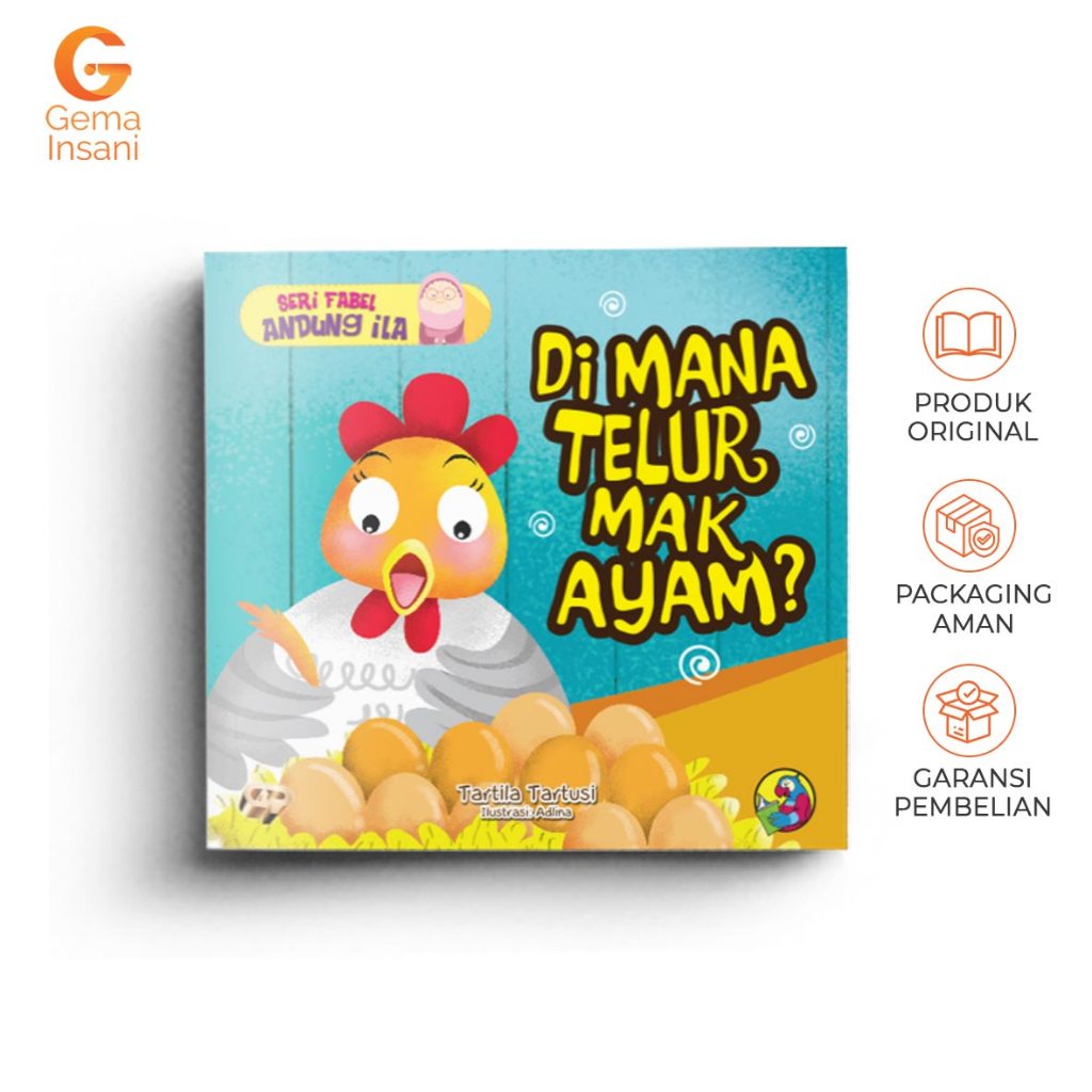 Jual Buku Cerita Anak Tk Seri Fabel Andung Ila - Dimana Telur Mak Ayam ...