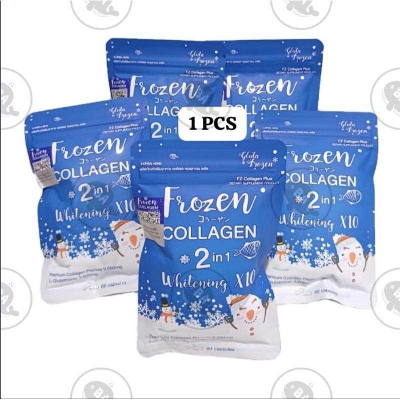 Jual FROZEN COLLAGEN BARCODE 2in1 WHITENING ORIGINAL // frozen collagen ...