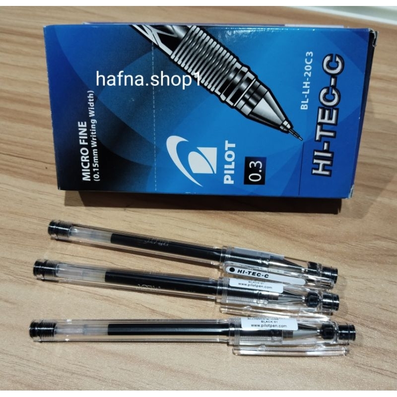 Jual POLPEN/BOLPOIN HI-TECH-C PILOT 0.3 MM | Shopee Indonesia
