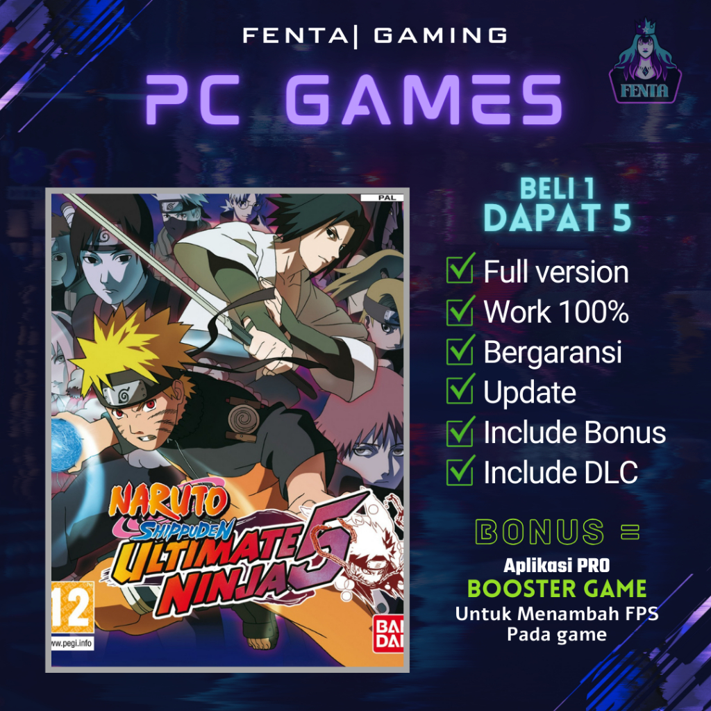 Jual NARUTO SHIPPUDEN ULTIMATE NINJA 5 - GAME PC - GAME LAPTOP | Shopee ...