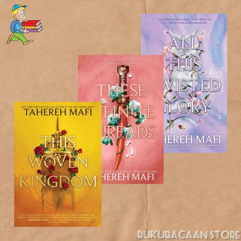 Jual TAHEREH MAFI : This Woven Kingdom - These Infinite Threads - All ...