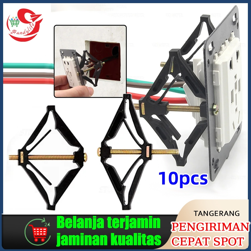 Jual 10PCS Wall Installation Box Repair Tool Secret Stash Switch Mount ...