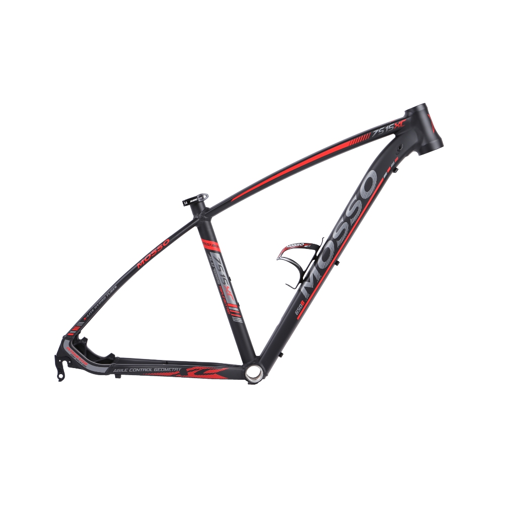 Jual Frame Sepeda MTB MOSSO 7515XC 27.5Inch Black Red | Shopee Indonesia