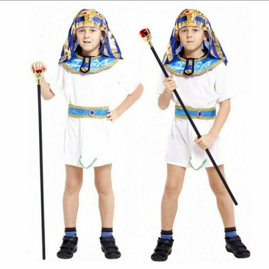 Jual EGYPT prince costume cosplay haloween kostum anak pangeran Mesir ...